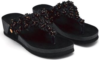 Gioseppo Shawano Sandalen mit Perlen, Schwarz, 37 EU