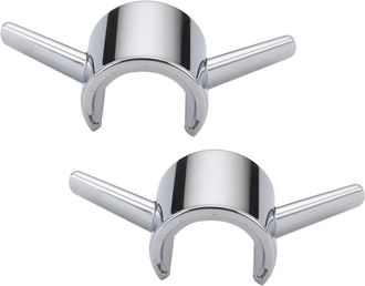 BESTOYARD 2stücke Duschstangenklemme Mit Haken Für Duschkopfhalterung Aus Abs-Material Verstellbarer Duschhaken Als Handtuchhaken Und Duschzubehör Einfache Mont