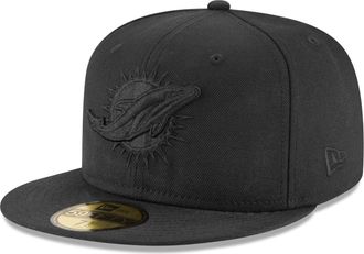 New Era 59Fifty Cap - NFL Black Miami Dolphins - 7 1/4