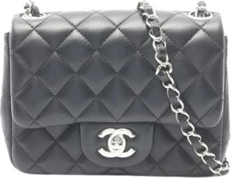 Chanel Sac bandouli&egrave;re vintage Pre-owned - Femme - Pre-owned - Noir - Taille: ONE Size