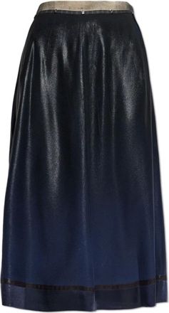 Maison Margiela Femme, Jupes, Bleu, Taille: 36 FR Jupe ample