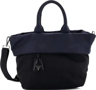 Prada Convertible Double Tessuto Small tote bag - Noir