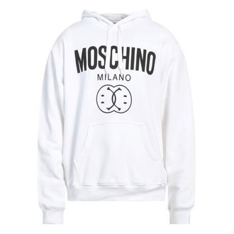 Moschino Milano - Wei&szlig;er Hoodie Mit Doppel-smiley