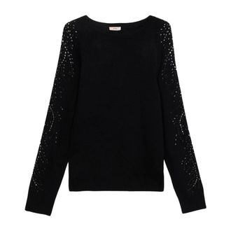 Oltre Damen, Strickwaren, Schwarzk, SGr&ouml;&szlig;e