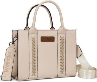 Montana West Wrangler Sac fourre-tout de designer avec poign&eacute;e sur le dessus et sangle, pour femme, taille M, Medium