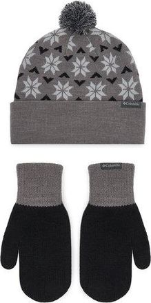 Columbia Set M&uuml;tze und Handschuhe Snowflake 2180781 Dunkelgrau