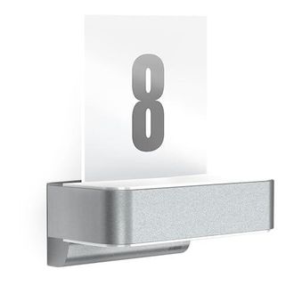 Steinel STEiNEL Applique LED murale ext&eacute;rieur L 820 SC argent, d&eacute;tecteur de mouvement 160&deg; iHF, num&eacute;ro de maison,command&eacute; par application