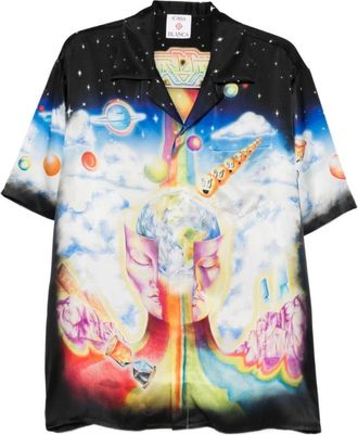 Casablanca Homme, Chemises, Multicolore, Taille: L Casa Way Short-Sleeve Shirt