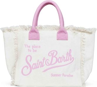 MC2 Saint Barth Femme, Sacs, Blanc, Taille: ONE Size Vanity Tote Bag