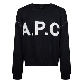 A.P.C. A.p.c., Homme, Pulls, Bleu, Taille: S Pulls &agrave; col rond