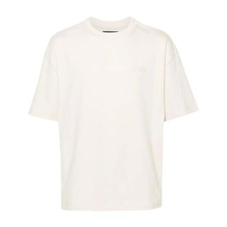 Amiri Homme, Tops, Beige, Taille: S Logo T-Shirt