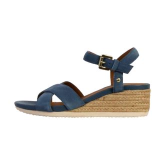 Geox Damen D Ischia Corda B Wedge Sandal, Avio, 38 EU