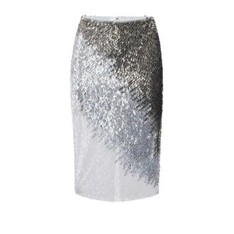Elisabetta Franchi T&uuml;ll-Midirock - - Skirts - Damen - Grau - XS