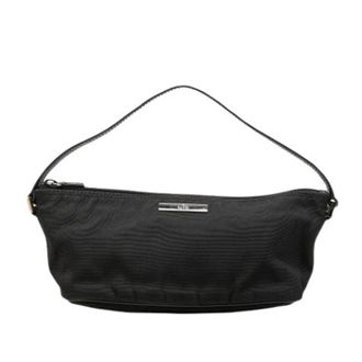 Gucci Sac bandouli&egrave;re vintage en nylon Pre-owned - Femme - Pre-owned - Noir - Taille: ONE Size