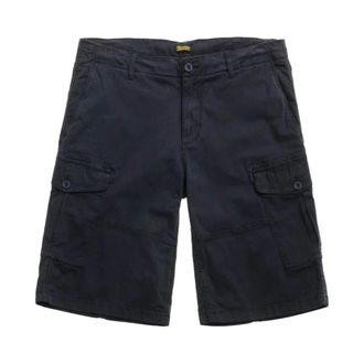 Blauer Baumwoll Bermuda Shorts - - Shorts - Herren - Blau - W30