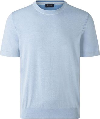 Maerz Softes T-Shirt aus einem atmungsaktiven Baumwollstrick in