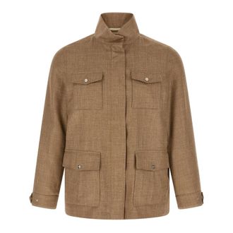 Herno Field Turtleneck Jacket - - Jackets - Damen - Beige - XL