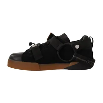 Dolce & Gabbana Dg04 Wildleder-Sneakers - - Shoes - Herren - Schwarzk - 39 EU
