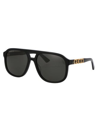 Gucci Unisex Sunglasses Black-Grey Black-Black-Grey Injected Black/black/grey