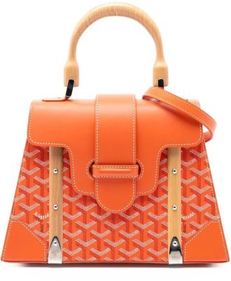 Goyard Hobo Bags - Goyardine Saigon Structured PM - Gr. unisize - in Orange - für Damen