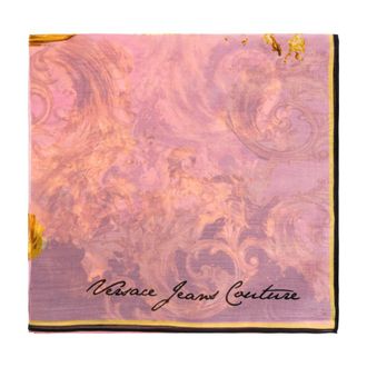 Versace Jeans Couture Femme, Accessoires, Rose, Taille: ONE Size Barocco Pattern Scarf