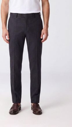 Pantaloni Torino Pantalon de costume slim fit en laine vierge stretch avec poches passepoil&eacute;es