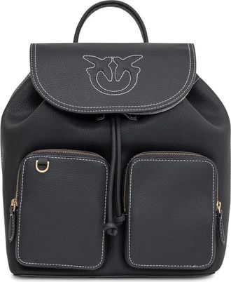 Pinko Pinko, Femme, Sacs, Noir, Taille: ONE Size Carrie Backpack