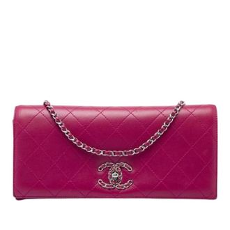 Chanel Pre-owned Vintage Quilted Flap Crossbody Bag - - Pre-owned - Damen - Rosa - ONE SIZE
