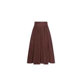 Max Mara Midi Skirts - Femme - Jupes - Rouge - Taille: 40 FR