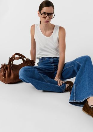 Gerard Darel Jean large &agrave; tresses - ALEA - Jeans