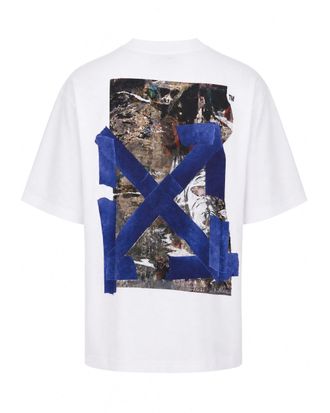 Off-white Mens T-Shirt Crew-Neck Cotton White T-Shirts And Polos
