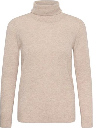 Inwear Col roul - Femme - Pulls - Beige - Taille: 40 FR