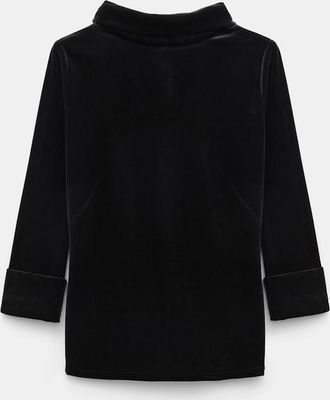 Dorothee Schumacher Rollkragentop aus Stretch-Samt