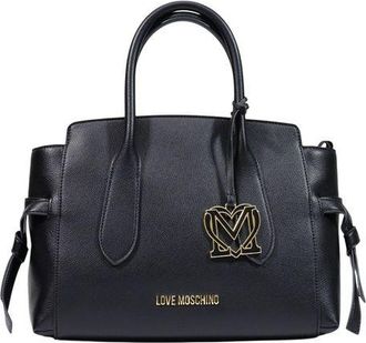 Love Moschino Schwarze Polyethylen-Handtasche