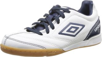 Umbro Turbine Ic, Jungen Sneaker, Wei&szlig; (Yvz Blanc/Royal/Argent), 38.5 EU