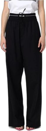 Msgm Weite Hosen - - Trousers - Damen - Schwarzk - 2XL
