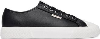 Calvin Klein Sneakers aus Stoff Vulc Lace Up Low Lth HW0HW03077 Schwarz