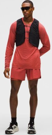 lululemon Short Mile Maker Run Crew doubl&eacute; pour Hommes - 15 cm - Taille XL