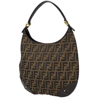 Fendi Pre-owned Zucca Schultertasche - - Pre-owned - Damen - Braun - ONE SIZE