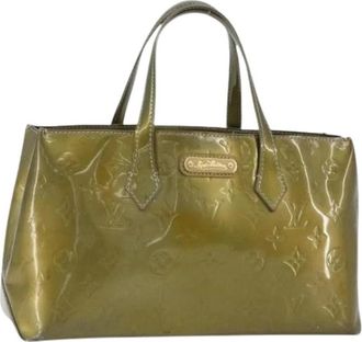 Louis Vuitton Sac &agrave; main vintage en cuir verni Pre-owned - Femme - Pre-owned - Vert - Taille: ONE Size