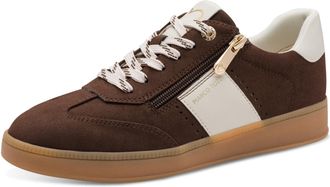Marco Tozzi Marco Tozzi Damen Sneaker weiches Feel Me Wechselfu&szlig;bett weiches Innenfutter Modern, braun (Chocolate), 38 EU