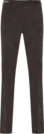 Corneliani Homme, Pantalons, Brun, Taille: 4XL Pantalon en Coton Stretch