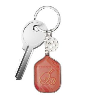 Generic Porte-cl&eacute;s en forme de raquette de balle | Porte-cl&eacute;s en de zinc, excellente durabilit&eacute;, sac, utilisation pratique, porte-cl&eacute;s d&eacute;coratif pour femme, a