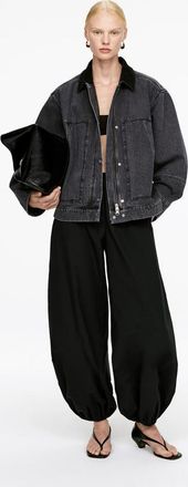 Arket Jacke Aus Baumwollcanvas -Grau