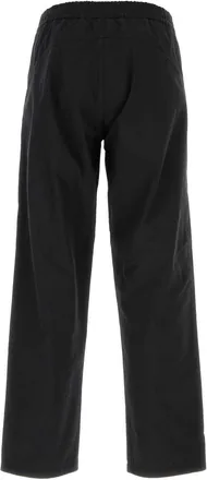 Herno Nero Exterior: Cotton Nylon Pantaloni Trousers