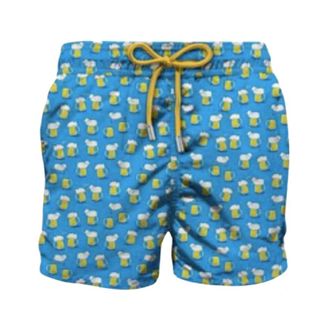 MC2 Saint Barth Homme, Maillots de bain, Multicolore, Taille: L Shorts de Plage Homme Micro Motif