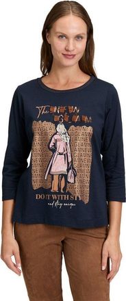 Betty Barclay 3/4-Arm-Shirt Damen Basic Shirt mit Rippbündchen (1-tlg)