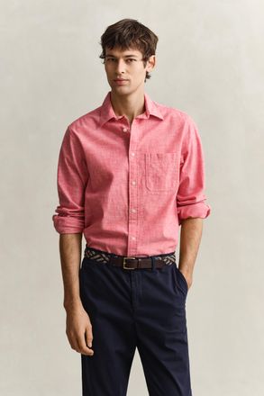 GANT Herren Chambray Hemd (XXXL) ROSE Rot
