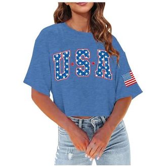 Generic Haut court d&eacute;t&eacute; graphique &agrave; manches courtes tendance athl&eacute;tique coupe ample d&eacute;contract&eacute; 2025 demi-chemises habill&eacute;es pour sortir T-shirts mignons pour