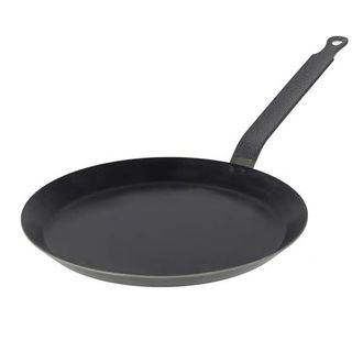 De Buyer De Buyer - Po&ecirc;le &agrave; cr&ecirc;pes FORCE BLUE en acier - Diam&egrave;tre 20 cm